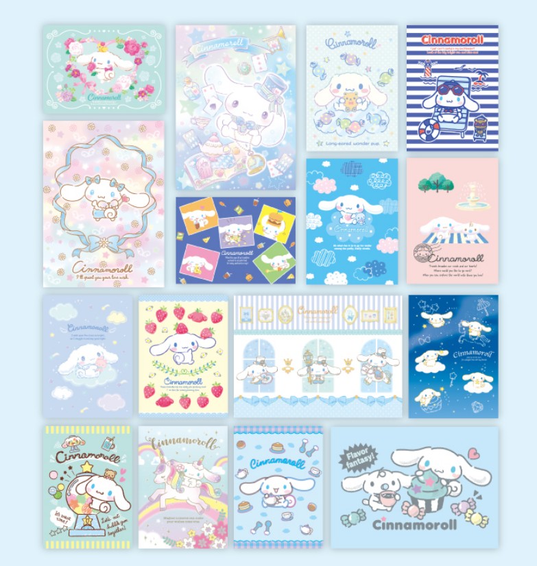 Cinnamoroll Post Card Coloring Book – 70EastBooks