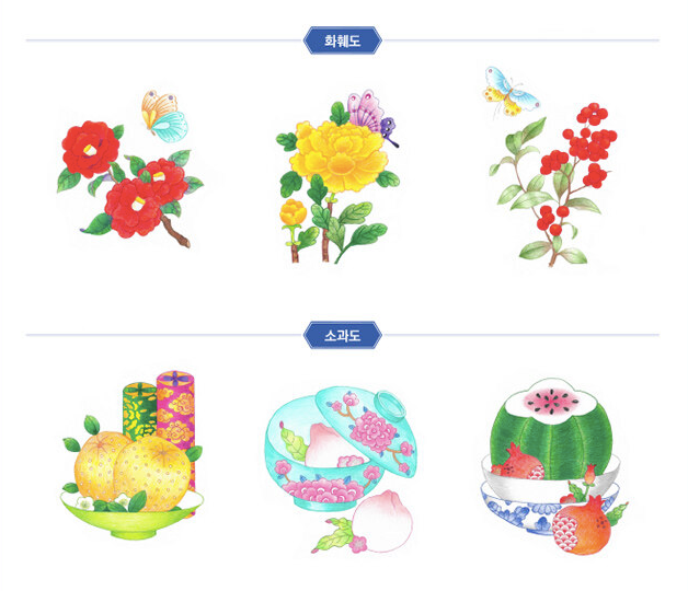 The Korean Traditional Minhwa Art Coloring Book with colored pencil ...